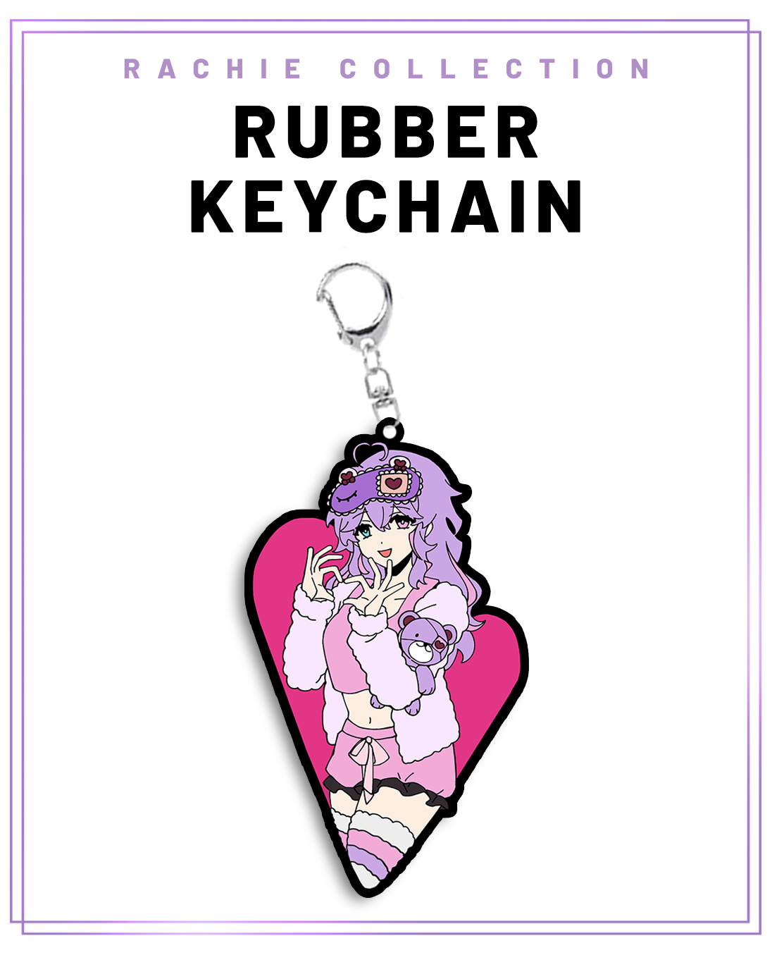 RACHIE RUBBER KEYCHAIN [B-GRADE] – Mugi Mart